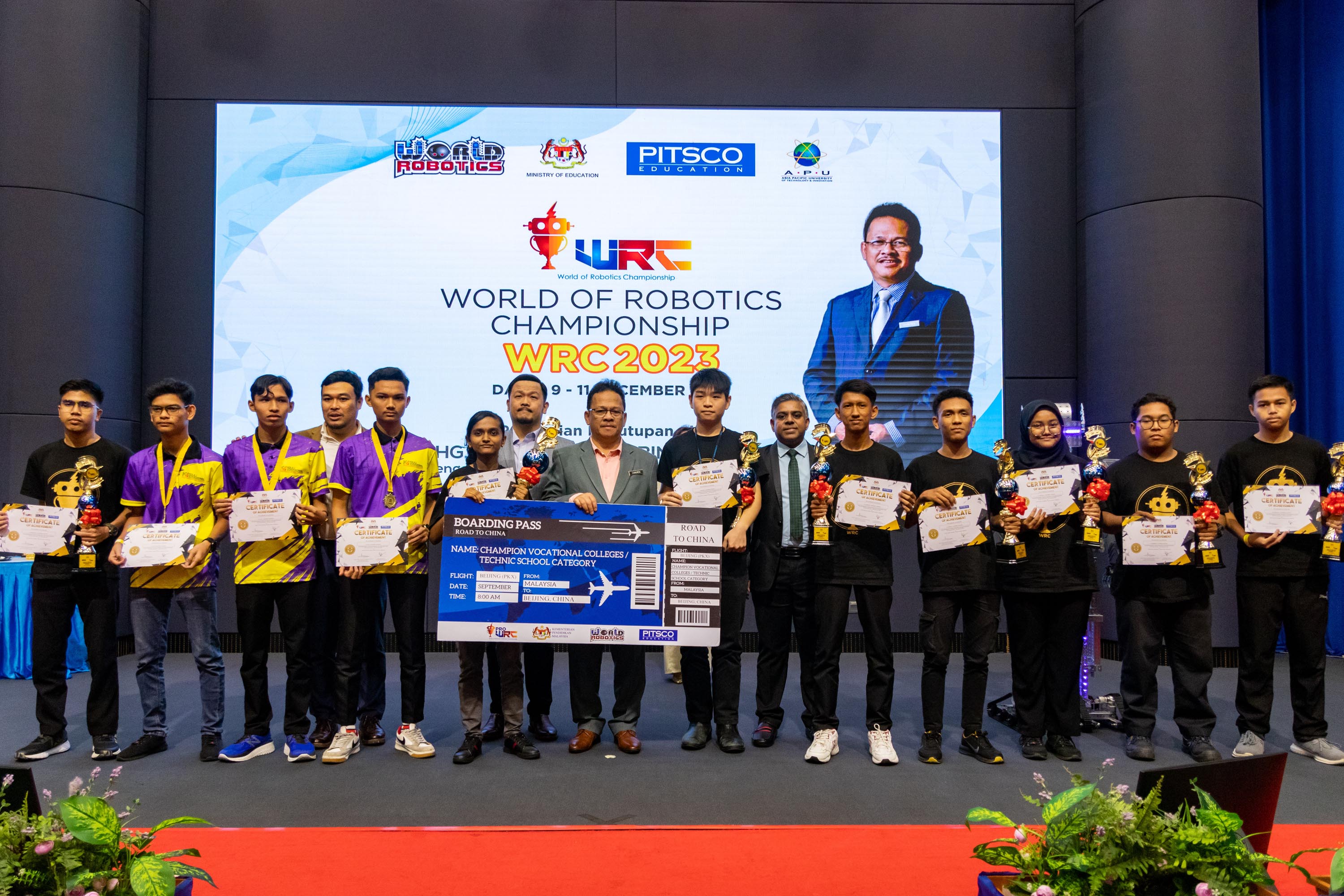 APU’s Robo-Whiz Claims Top Prize at World of Robotics Championship 2023 | APU